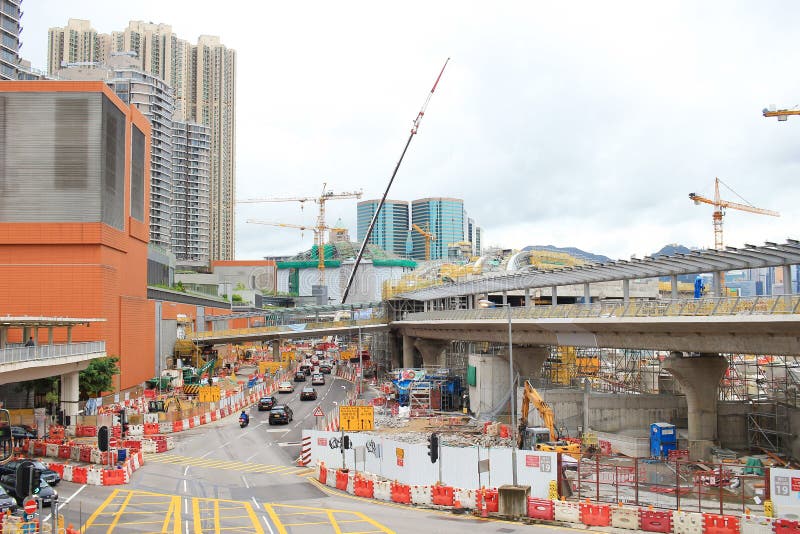 Express Way Construction Site Editorial Stock Image - Image of ...