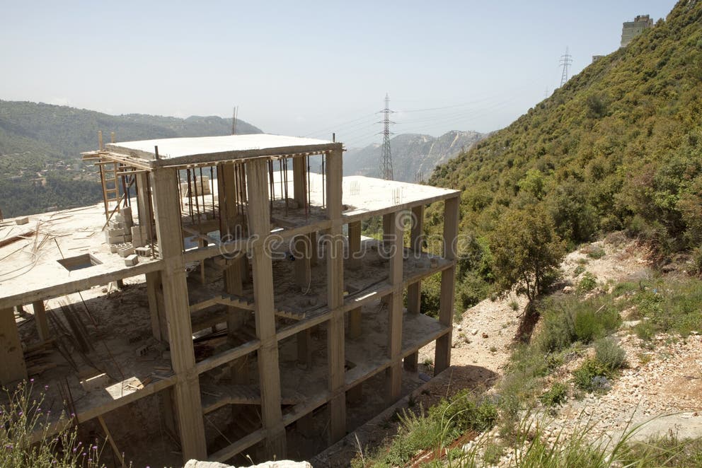 Construction Works, Lebabon Editorial Stock Image - Image of lebabon ...