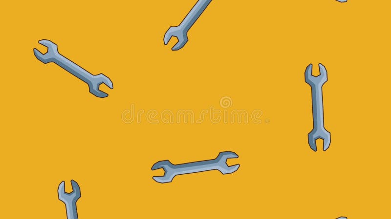 Construction Tools Falling Background HD Animation Stock Footage ...