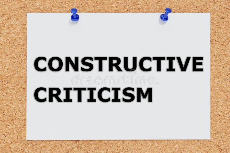 Constructive Criticism Concept Stock Photo - Image of assess, board ...
