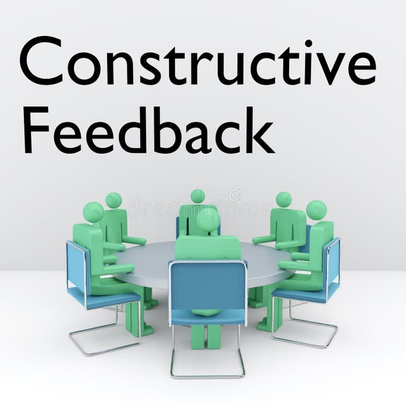 Constructive Feedback Concept Stock Illustration - Illustration of ...
