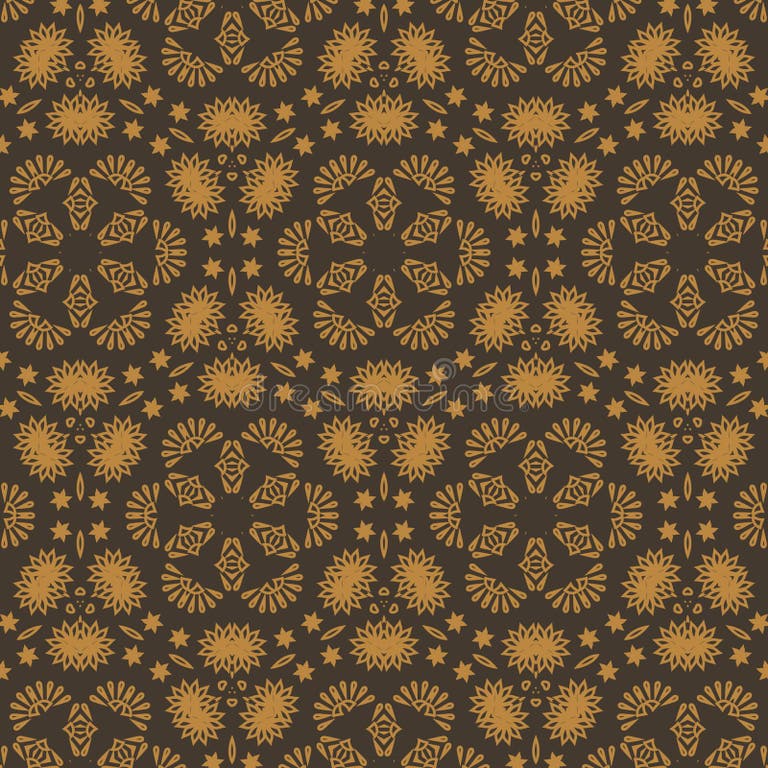 Constructive Geometric Pattern in Shades of Gold Stock Illustration ...