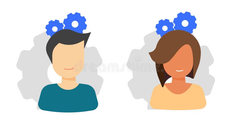 Constructive Mathematical Thinking Icon Flat Cartoon Vector Graphic ...