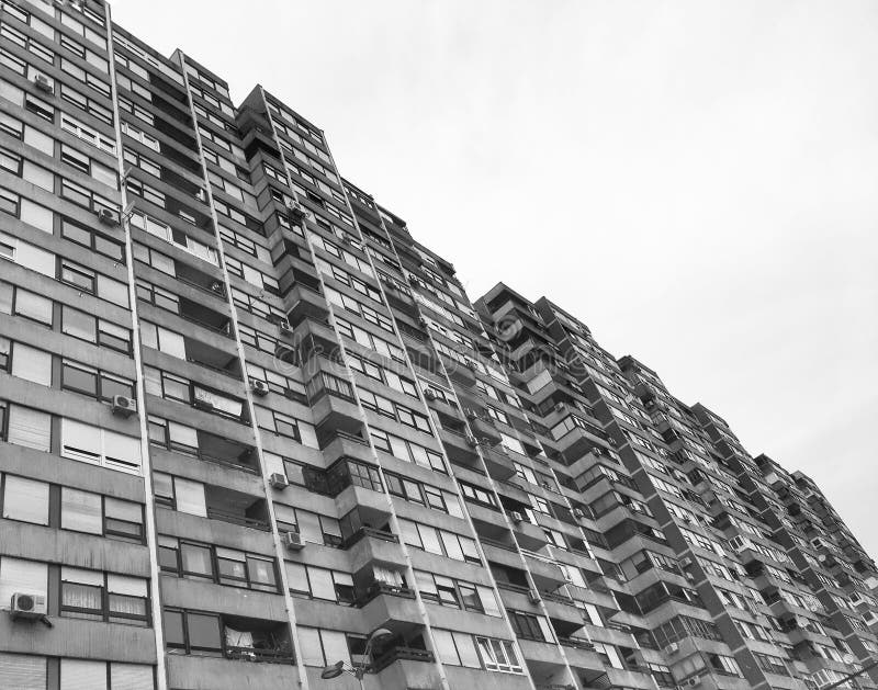 Constructivism Building in Zagreb Stock Photo - Image of building ...