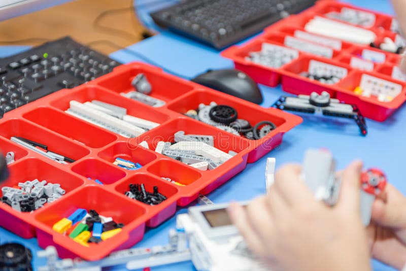 Constructor for Children. Children are Standing Robots. Children S ...