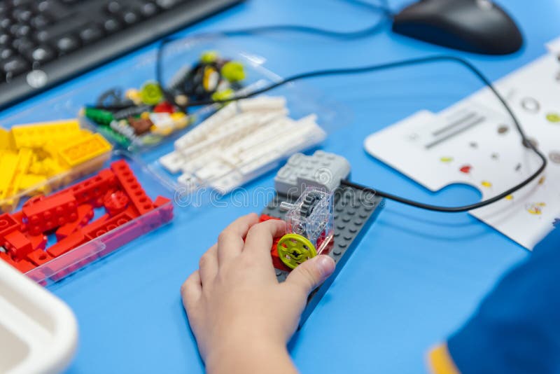 Constructor for Children. Children are Standing Robots. Children S ...