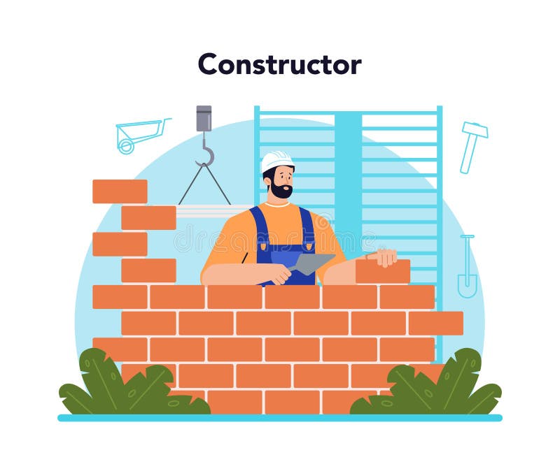 Building Process Carpenter Stock Illustrations – 350 Building Process ...