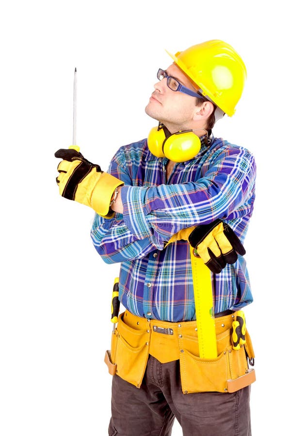 Constructor stock image. Image of person, contractor - 40084445