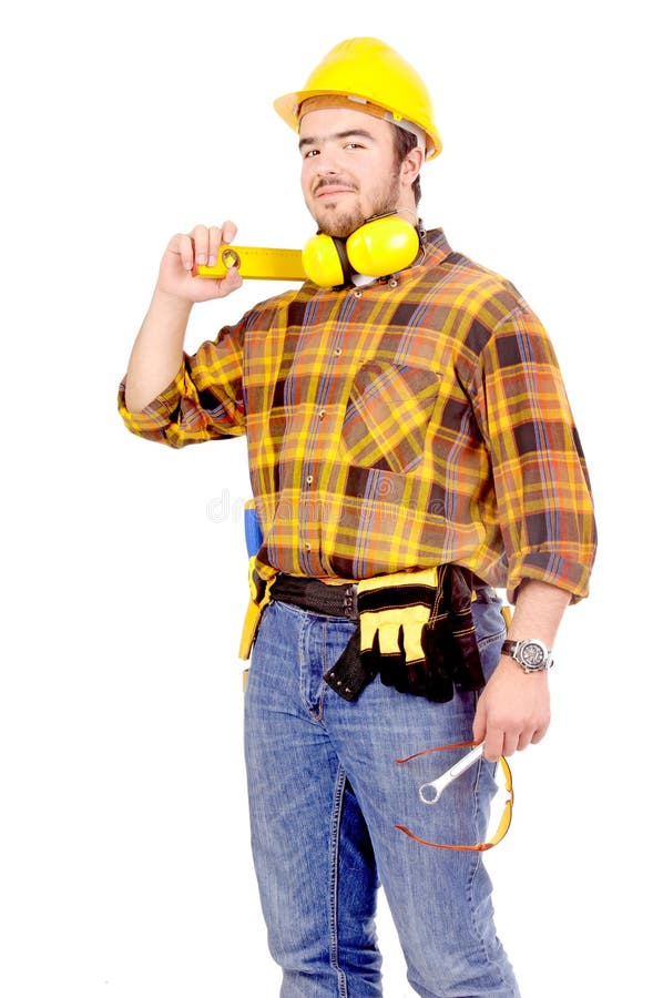 Constructor stock photo. Image of foreman, home, labor - 40630218