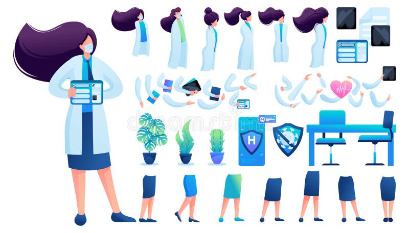 Constructor for Creating a Doctor Women. Create Your Own Character with ...