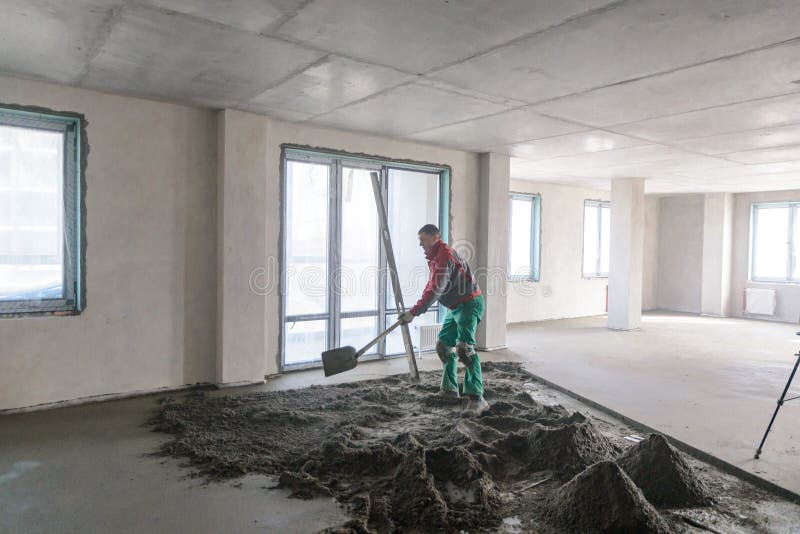 Constructor De Ropa De Trabajo Prepara Herramientas Y Materiales Imagen ...