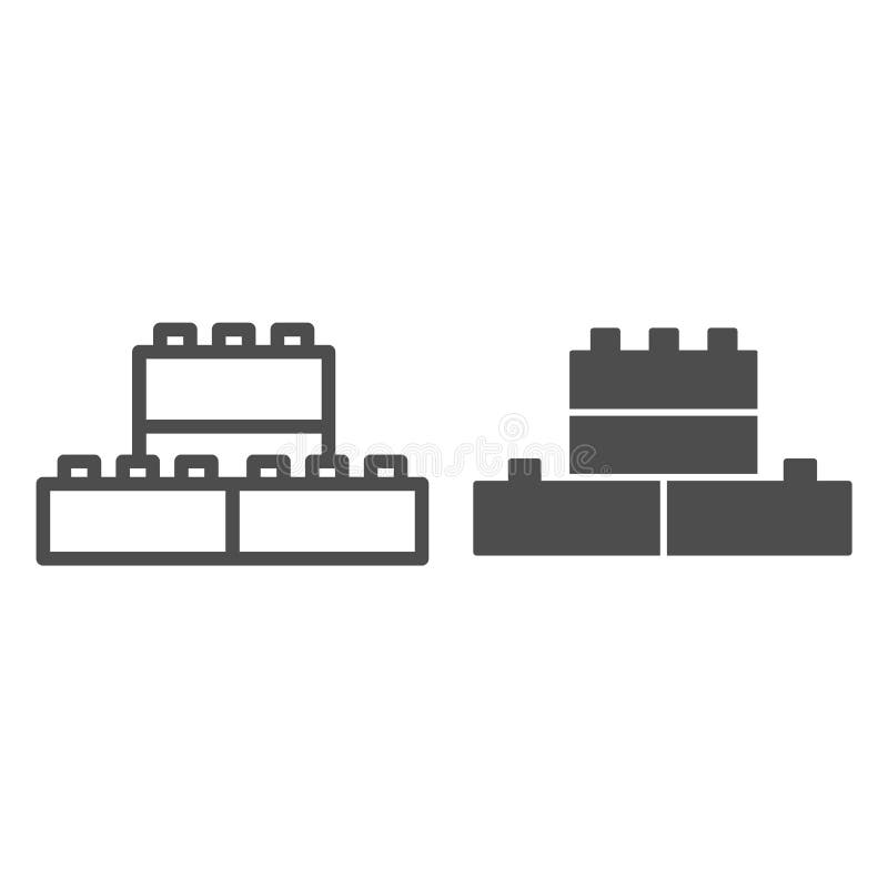 Building Blocks Outline Stock Illustrations – 1,218 Building Blocks ...