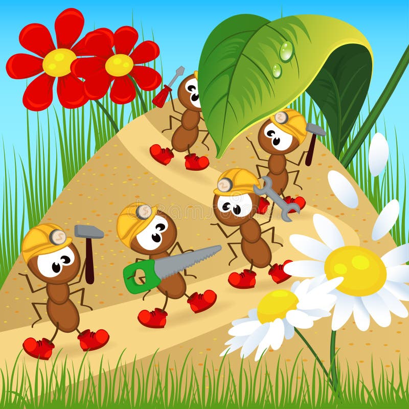 Hormigas Ilustraciones Stock Vectores Y Clipart 9 089