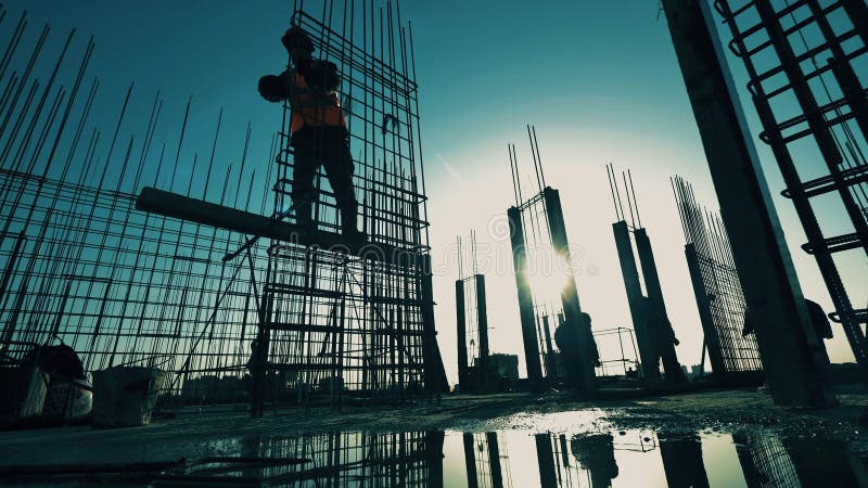 Construction Industry, Construction Project, Building Process during ...