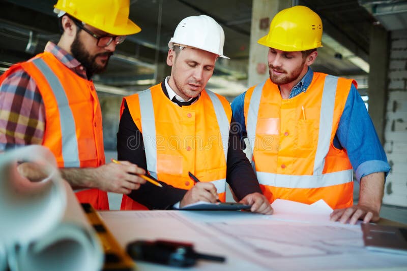 Constructors at work stock image. Image of business, constructor - 74547625