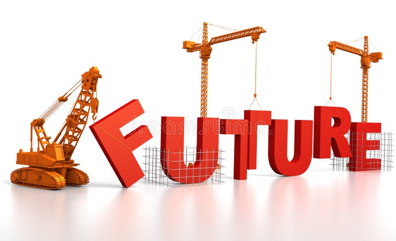 Construindo Um Futuro Foto de Stock - Imagem: 17155870