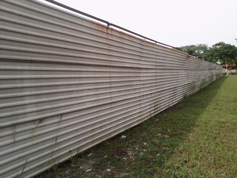 Constuction site hoarding stock image. Image of safety - 44864945