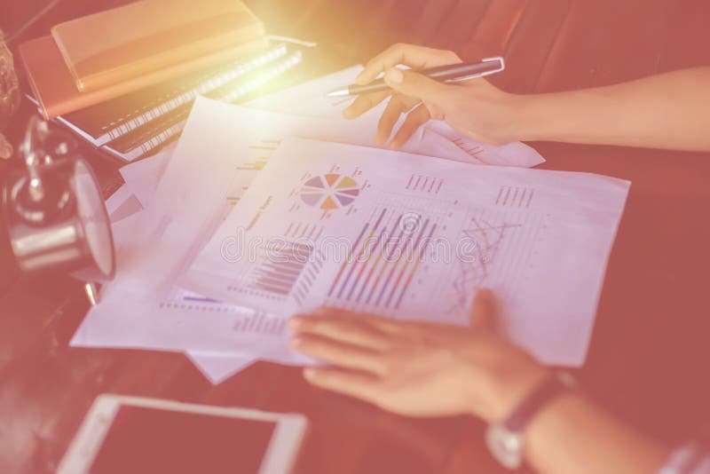 Consult a Meeting, Work, Study Business in the Stock Market. Stock ...