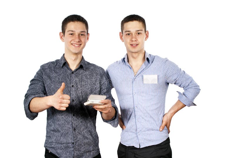 Consultant and the Customer Stock Photo - Image of demonstrating ...