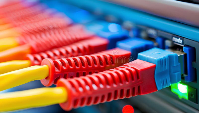 It Consultant Inserting / Connecting a Network Cable into a Switch ...