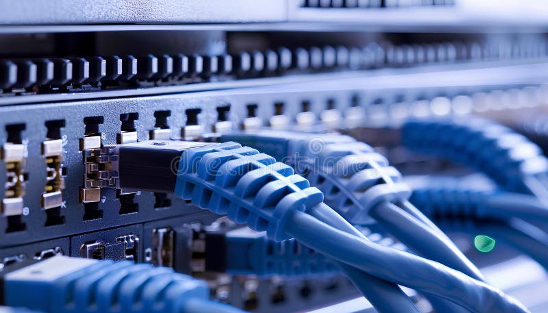 It Consultant Inserting / Connecting a Network Cable into a Switch ...