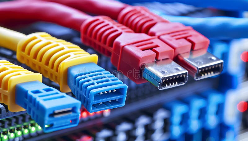 It Consultant Inserting / Connecting a Network Cable into a Switch ...