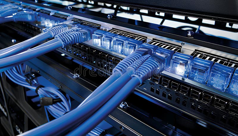 It Consultant Inserting / Connecting a Network Cable into a Switch ...