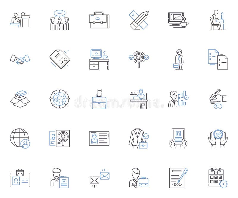 It Consultant Line Icons Collection. Technology, Consulting, Innovation ...