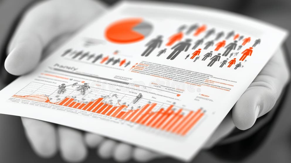 Consultant Presenting Risk Scorecard with Data Visualizations in ...