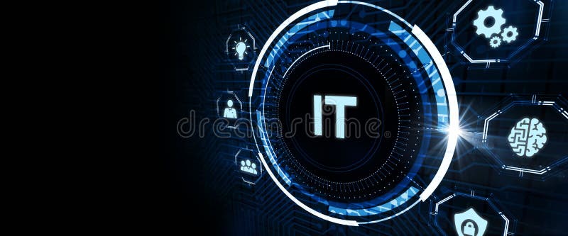 It Consultant Presenting Tag Cloud about Information Technology Stock ...