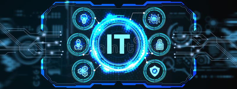 It Consultant Presenting Tag Cloud about Information Technology Stock ...
