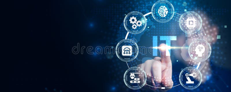 It Consultant Presenting Tag Cloud about Information Technology Stock ...