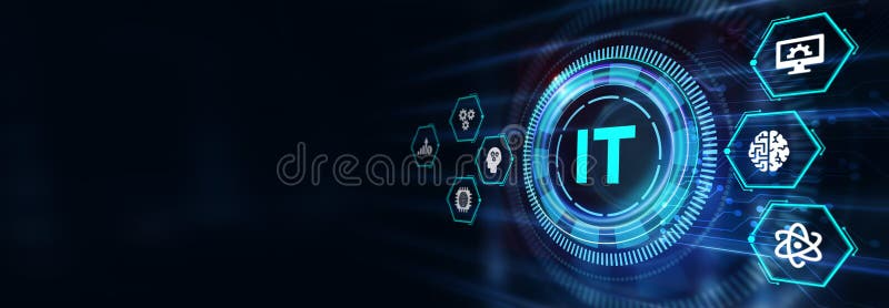 It Consultant Presenting Tag Cloud about Information Technology.3d ...