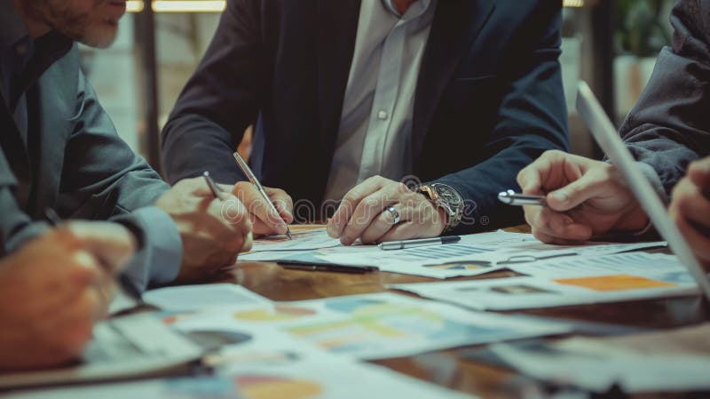 Consultants Advising Client How Improve Their Business Stock Photos ...