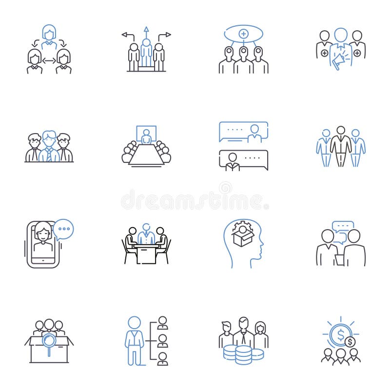 It Consultants Line Icons Collection. Expertise, Analysis, Strategy ...
