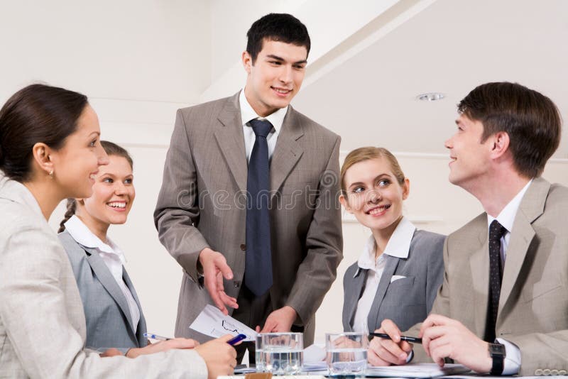 Consultation stock photo. Image of employee, meeting, company - 9357308