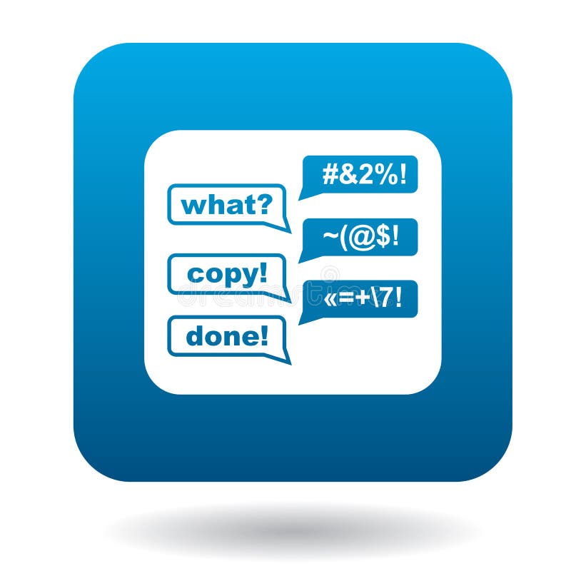 Consultation Online Icon, Flat Style Stock Vector - Illustration of ...