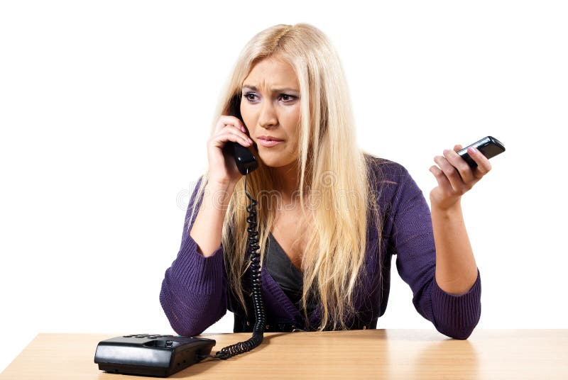 Consultation by phone stock image. Image of confidence - 24086851