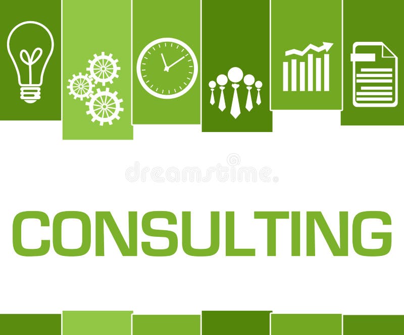 Consulting Business Symbols Texture Blue Horizontal Stock Illustration ...