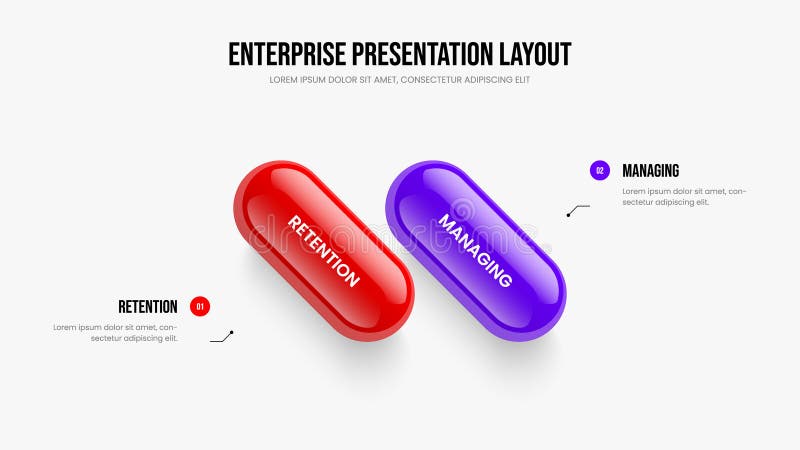 Consulting Introduction 2 Step Diagram Frame Template Stock Vector ...