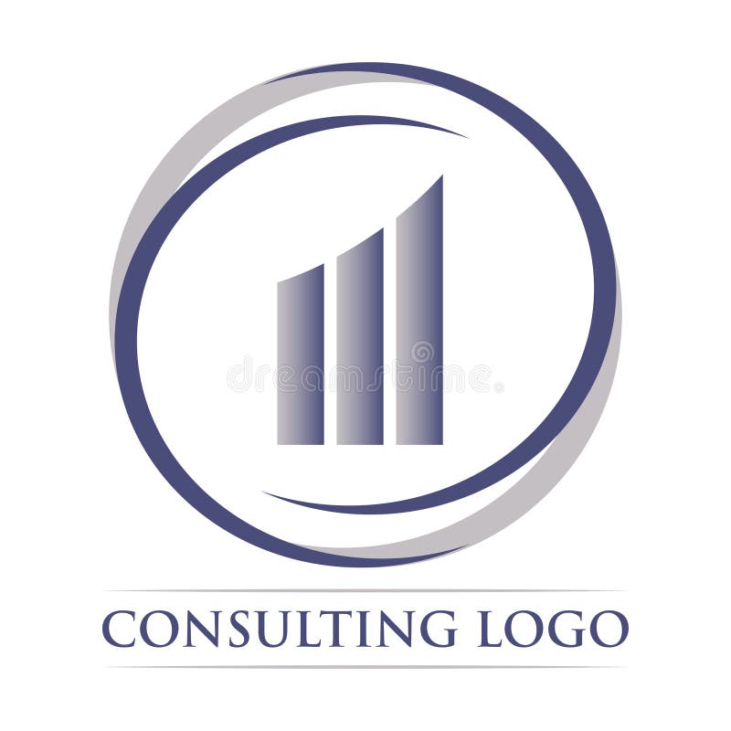 Consulting Logo Vector Design Template Basic RGB Stock Illustration ...