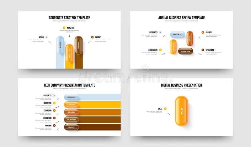 Infographic Slide Layout Collection Stock Illustrations – 2,084 ...