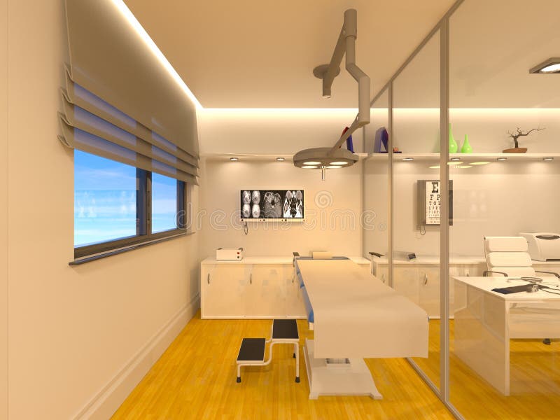 Consulting room stock illustration. Illustration of desk - 82902869