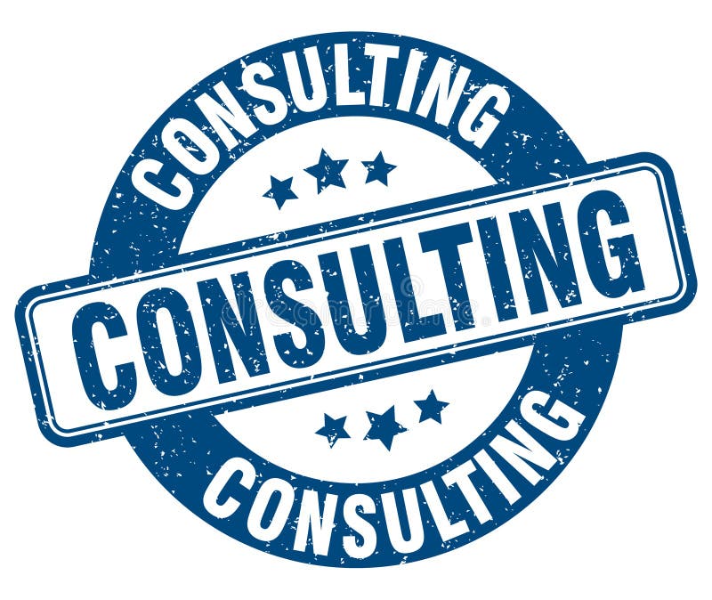 Consulting Stamp. Consulting Label. Round Grunge Sign Stock Vector ...