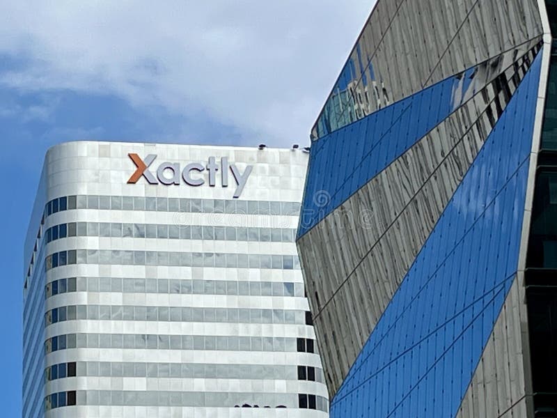 Xactly Corporate Office Tower in May 2024 in Denver, Colorado USA ...