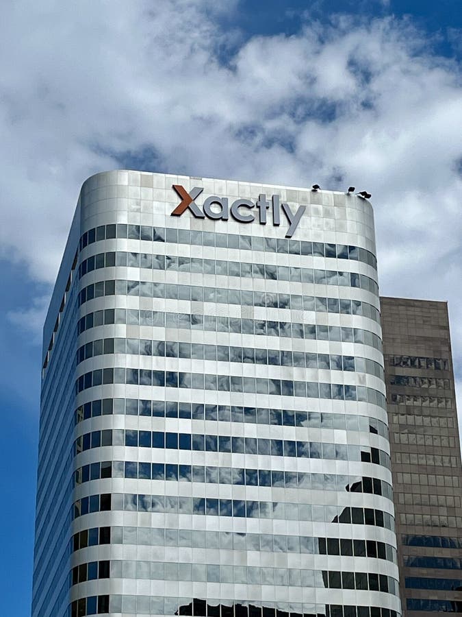 Xactly Corporate Office Tower in May 2024 in Denver, Colorado USA ...
