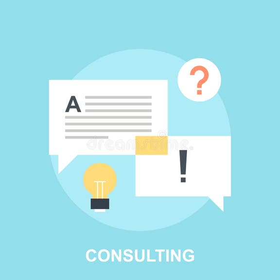 Consulting Vector Illustration Concept Stock Vector - Illustration of ...