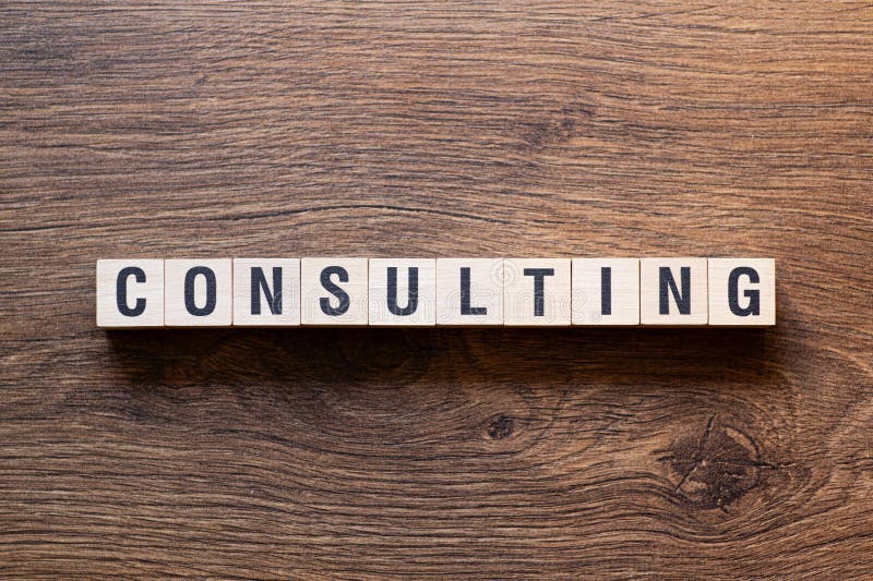 Consulting - Word Concept on Building Blocks, Text Stock Photo - Image ...