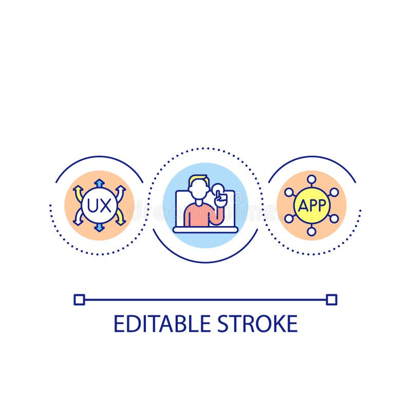 Consumer Attraction Loop Concept Icon Stock Vector - Illustration of ...