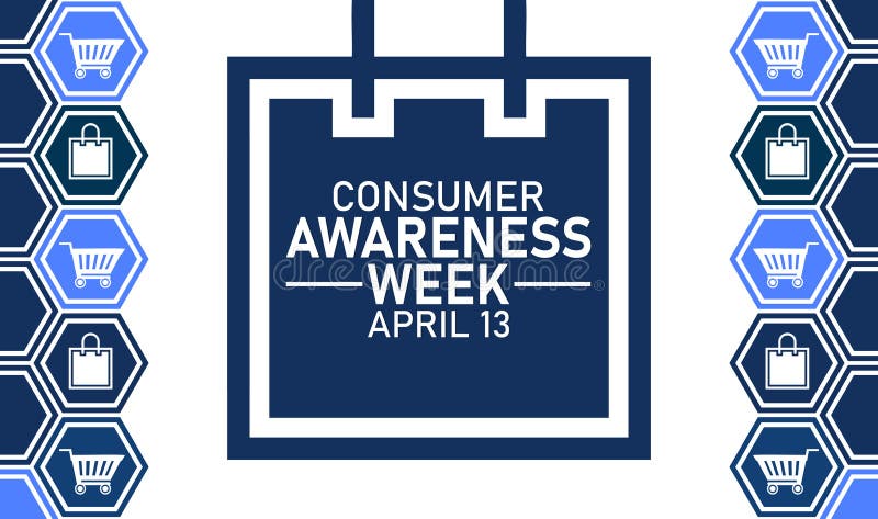 Consumer Awareness Week stock illustration. Illustration of policies ...